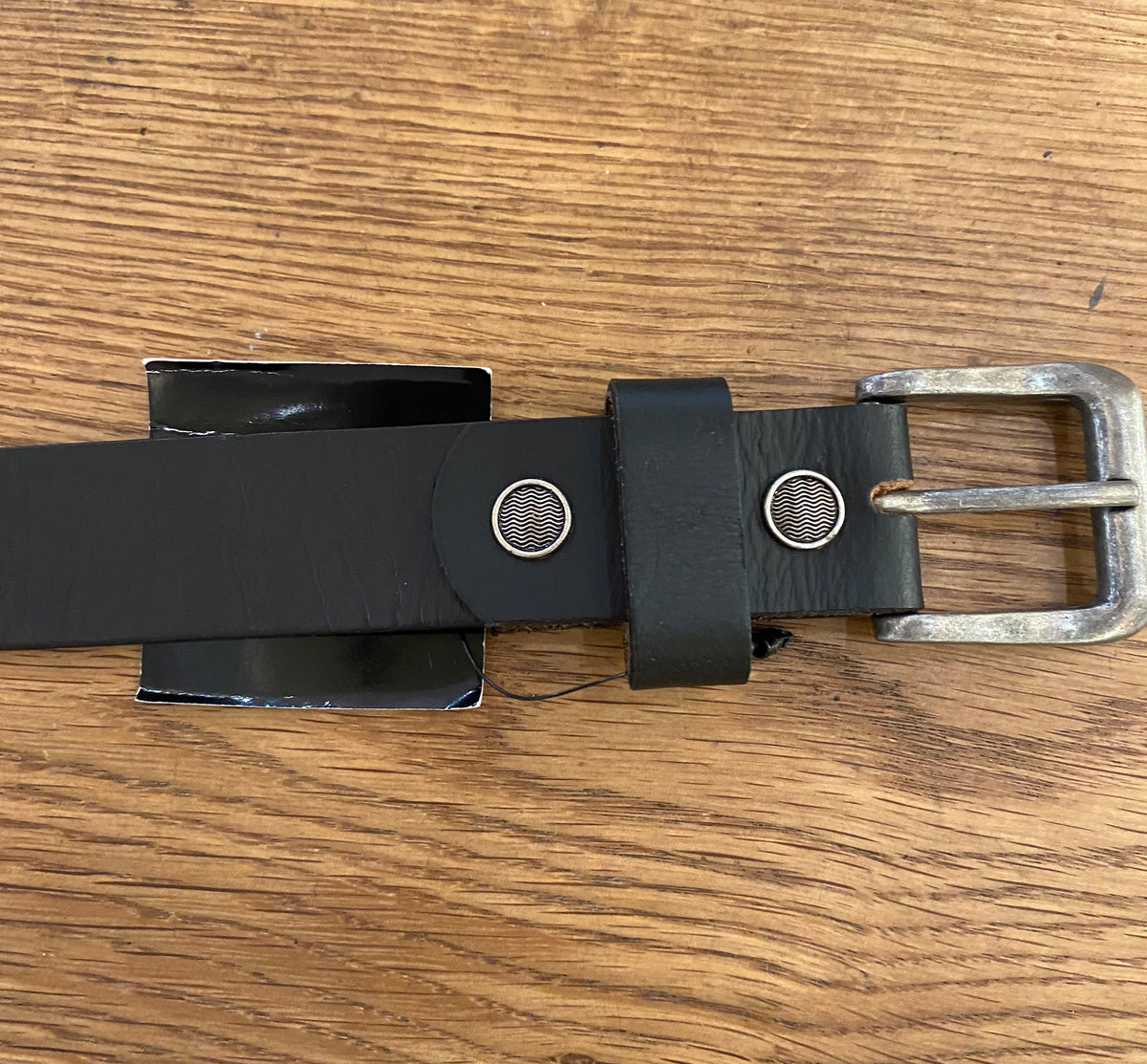 Buffalo Hide Black Belt 25mm – rust sydney